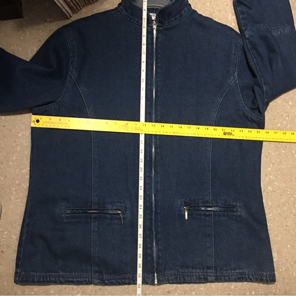 NorthStyle | Jackets & Coats | Vtg North Style Denim Barn Jacket Plaid ...